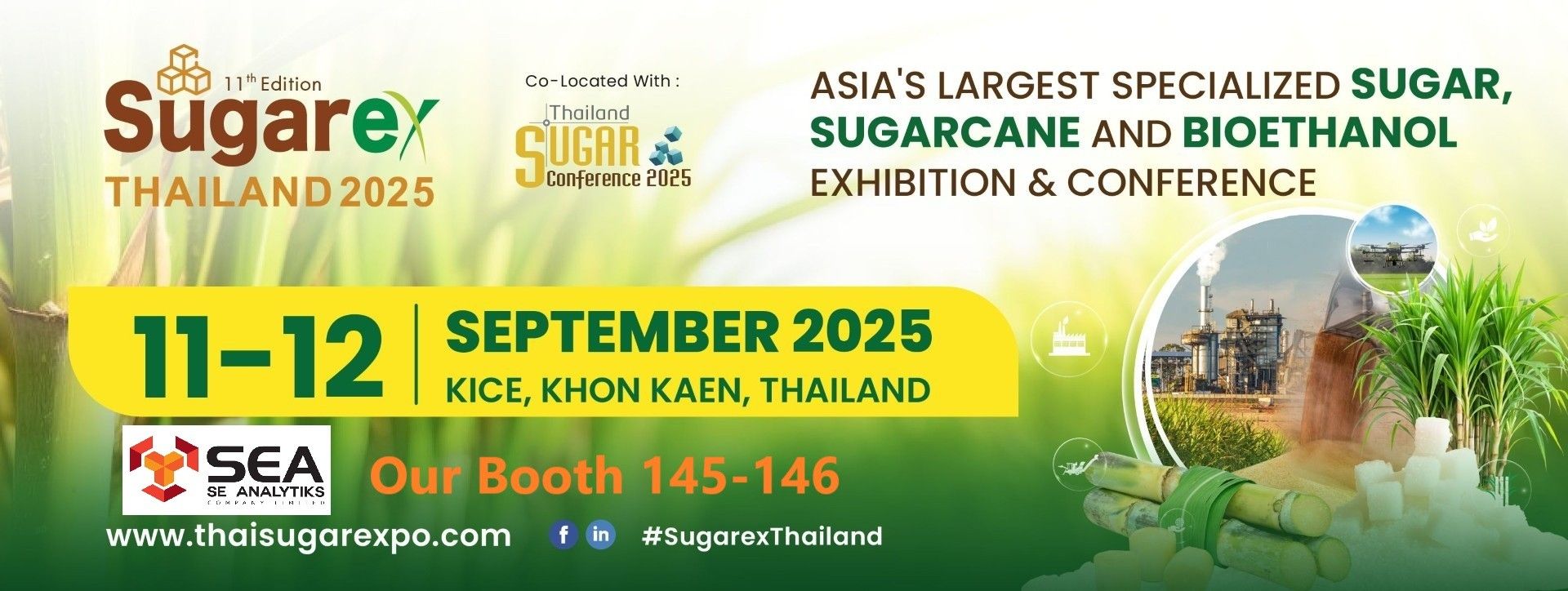 DEMO at Sugarex Thailand 2025 - Kemtrak